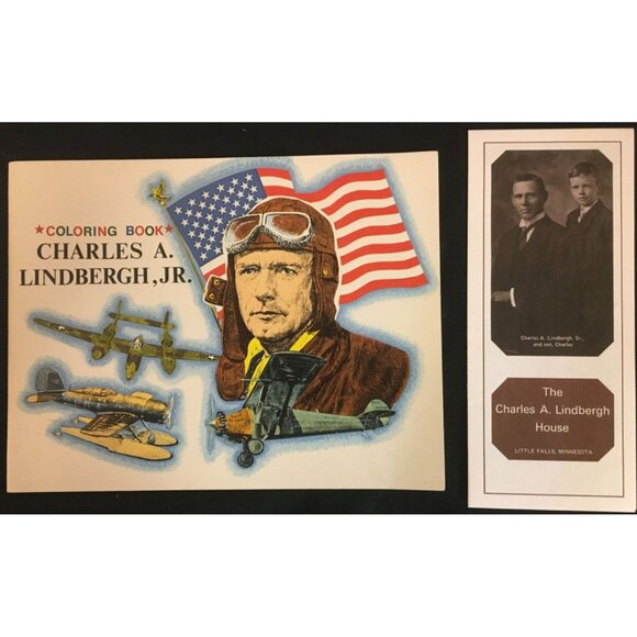 Book / Historical / Lindberg | Other | Charles A Lindberg Jr Coloring ...